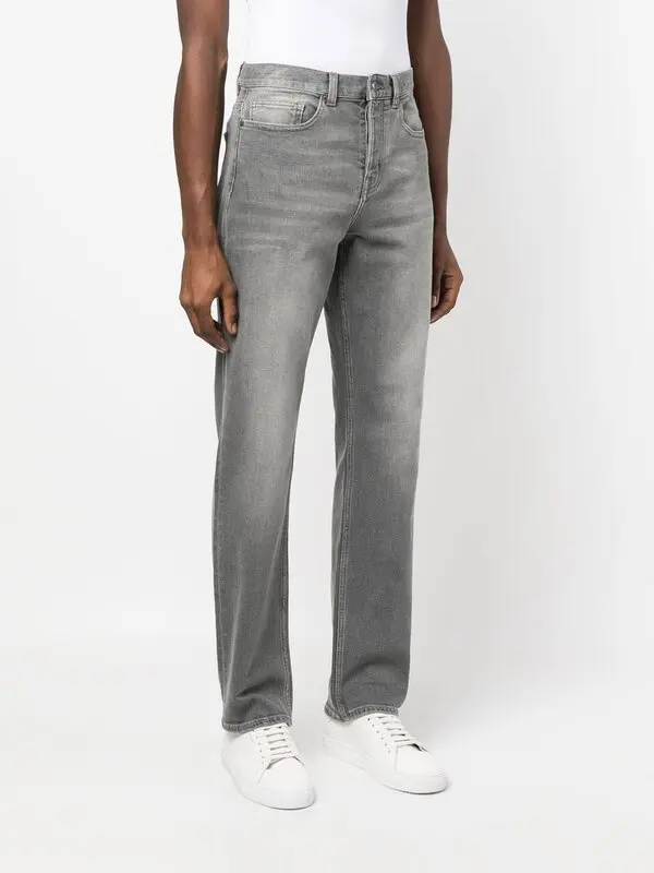 Zadig&Voltaire Stonewashed Straight-leg Jeans