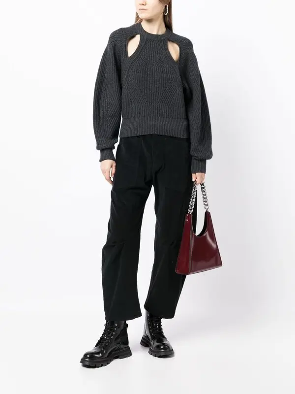 NILI LOTAN Shon High-rise Trousers - Black