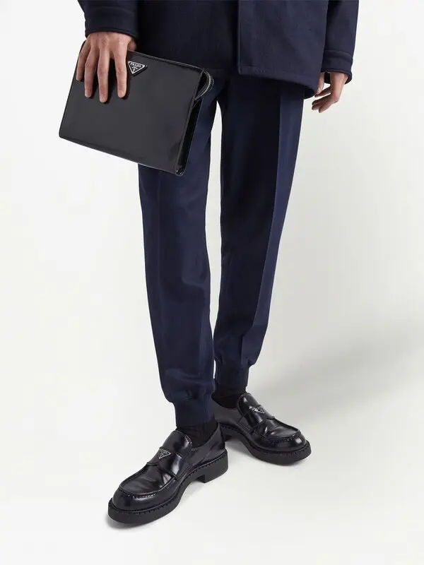 Prada Wool Trousers - Blue