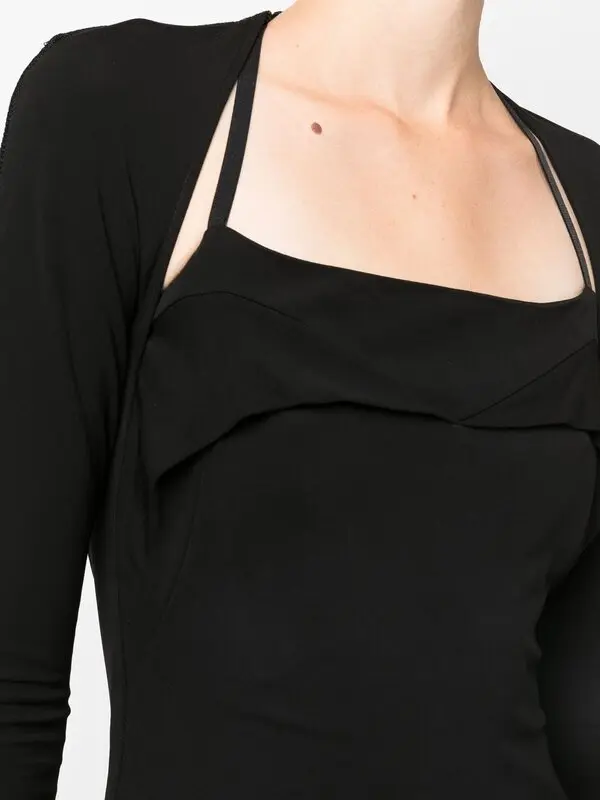 Helmut Lang Long Sleeve Maxi Dress