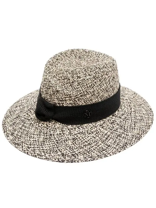MAISON MICHEL Virginie Wide-brim Hat - Neutrals