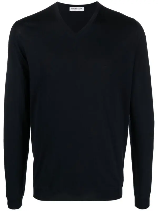 GOES BOTANICAL Merino Wool Jumper - Blue
