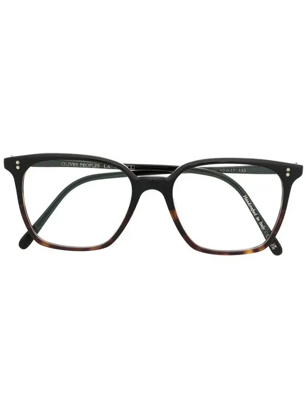 Oliver Spencer Rasey Square-frame Glasses - Black