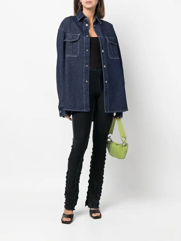 ANOUKI Oversized Denim Shirt