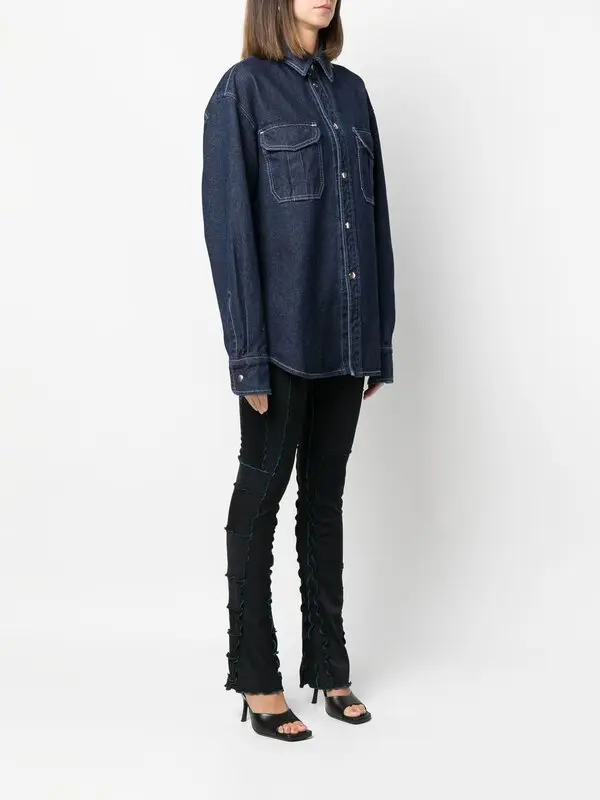 ANOUKI Oversized Denim Shirt