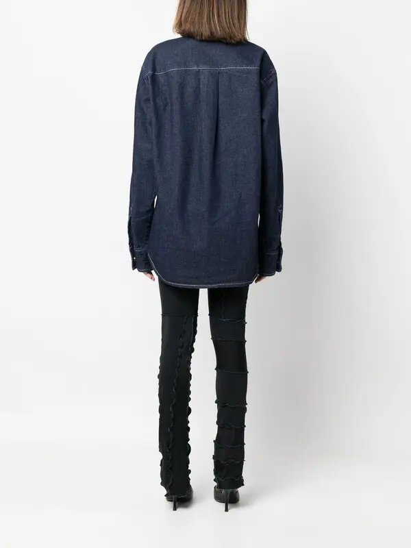 ANOUKI Oversized Denim Shirt