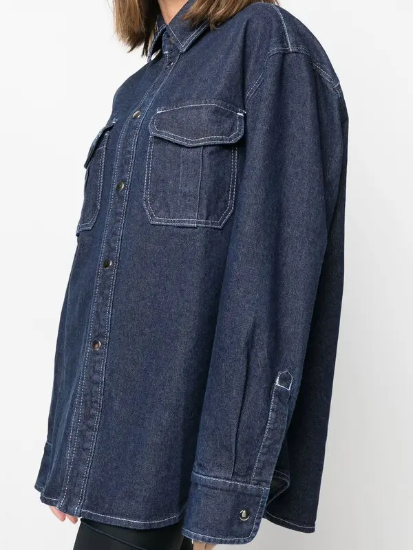 ANOUKI Oversized Denim Shirt