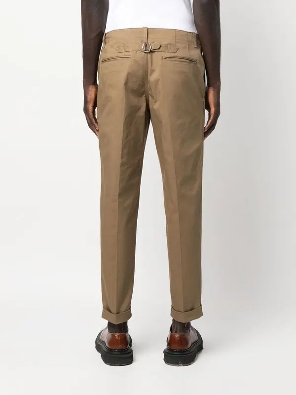 PT TORINO Tapered-leg Cropped Trousers