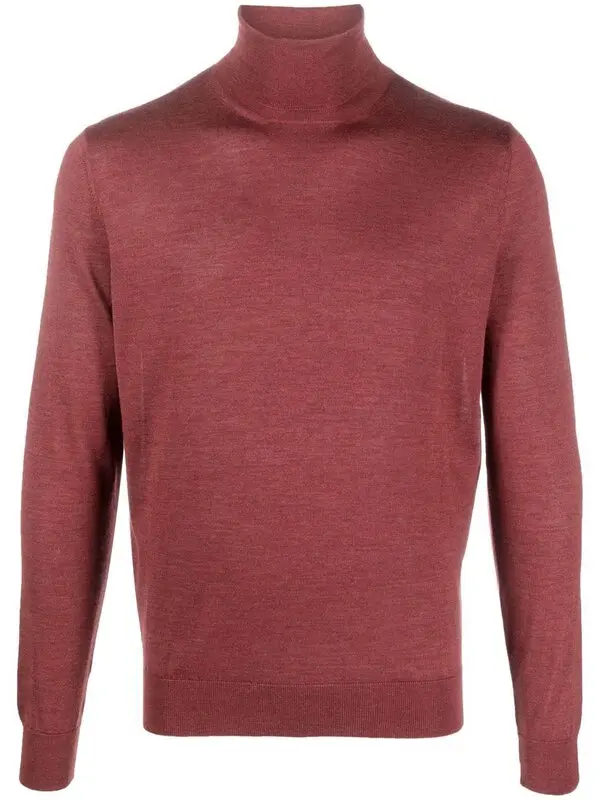Colombo Roll Neck Fine Knit Jumper