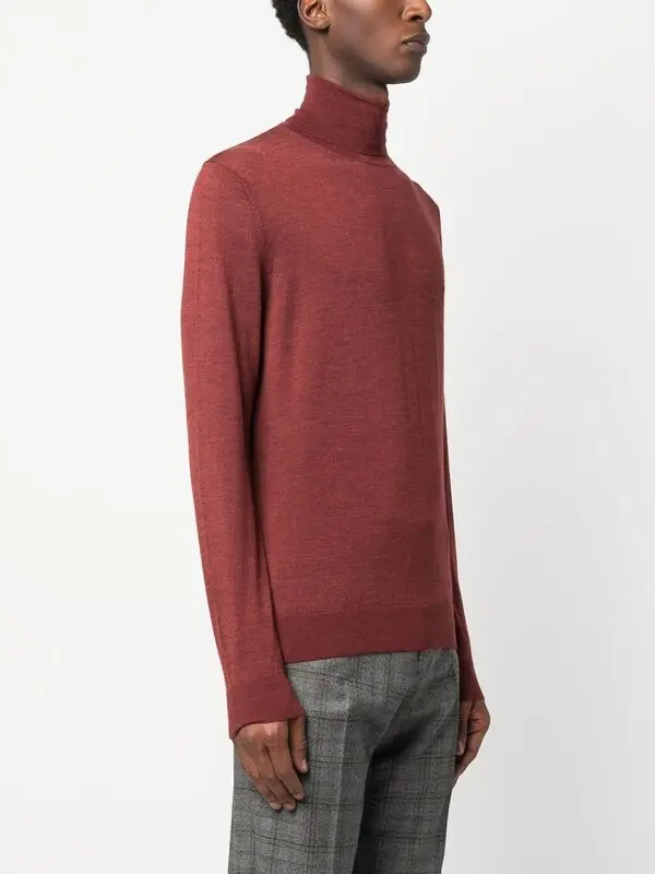 Colombo Roll Neck Fine Knit Jumper