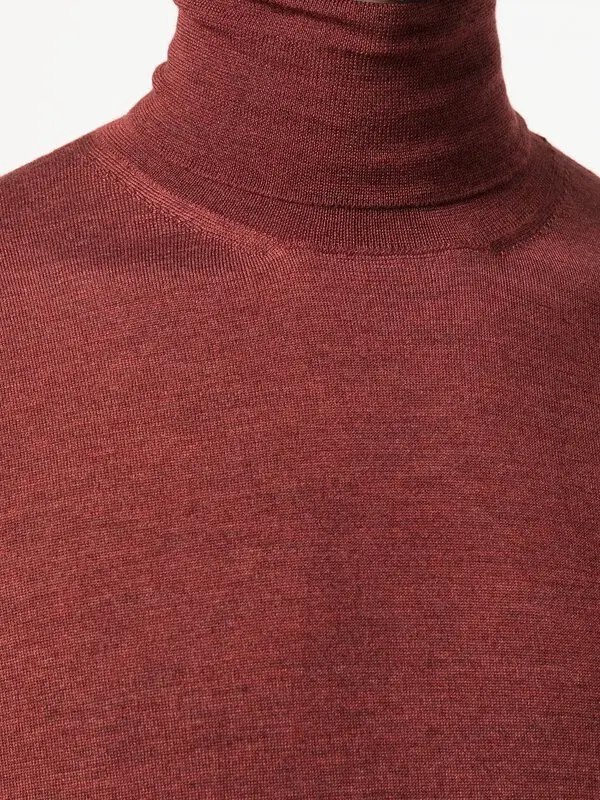Colombo Roll Neck Fine Knit Jumper