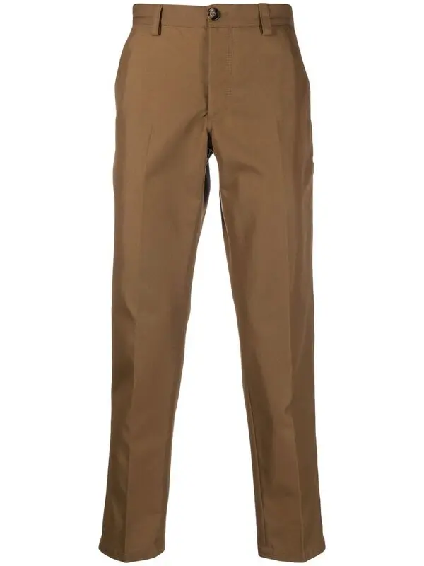 PT TORINO Mid-rise Tapered-leg Trousers