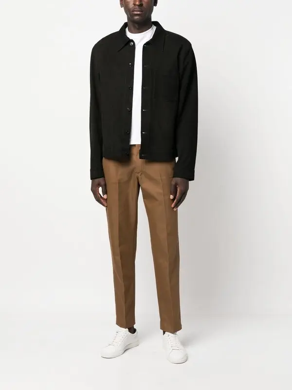 PT TORINO Mid-rise Tapered-leg Trousers