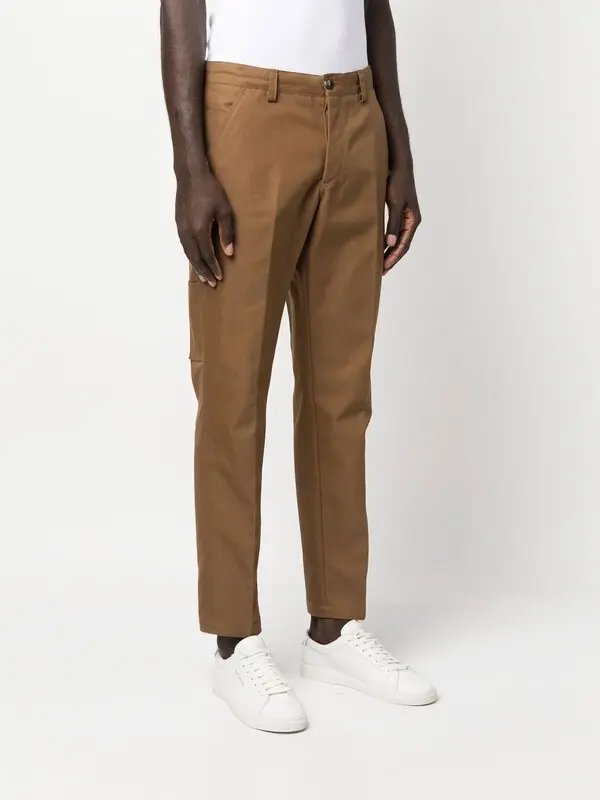 PT TORINO Mid-rise Tapered-leg Trousers
