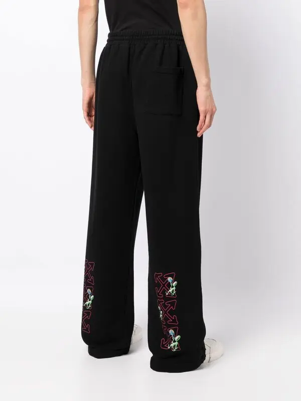 Off-White Alien Logo Print Track Pants