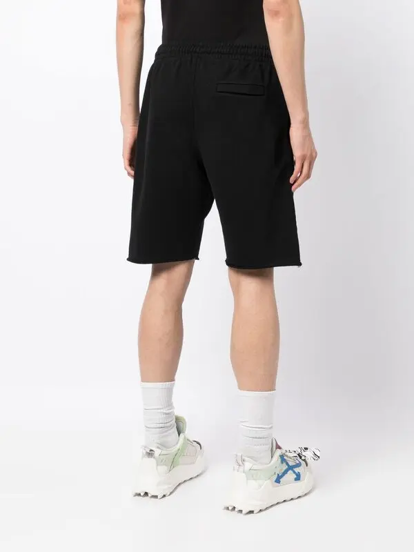 Off-White Script Logo Track Shorts - Black