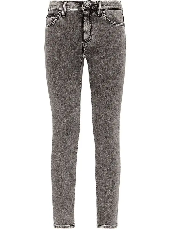 Philipp Plein Cropped Skinny-cut Jeans