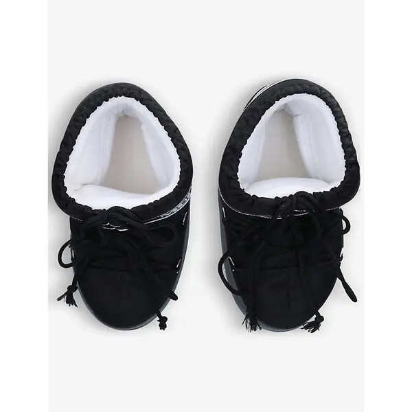 Moon Boot Icon Low Lace-up Nylon Snow Boots - Black