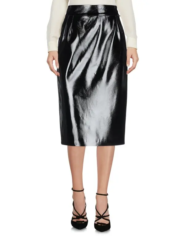 Liu Jo Midi Coated Pencil Skirt