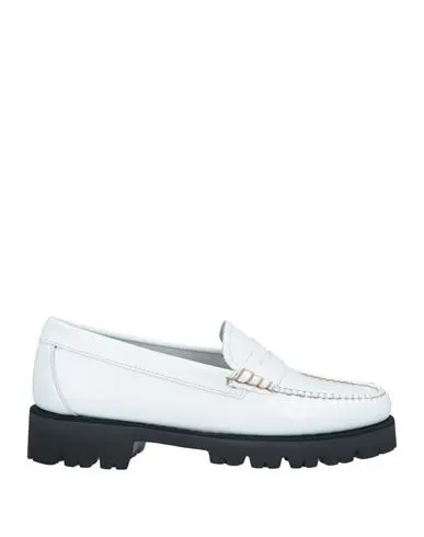WEEJUNS BY G.H. BASS & CO Soft Leather Loafers - White