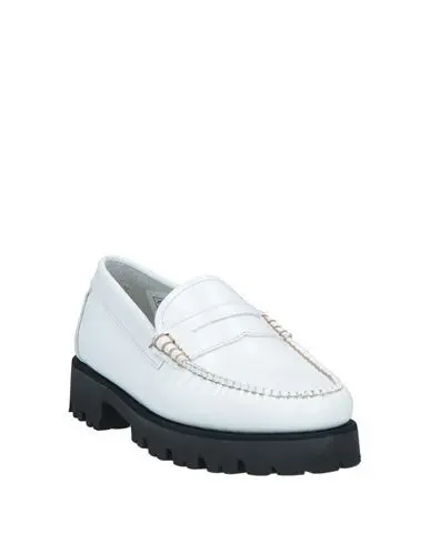 WEEJUNS BY G.H. BASS & CO Soft Leather Loafers - White