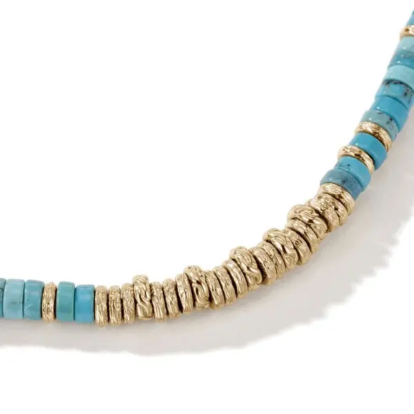 John Hardy Heishi Turquoise And Bracelet