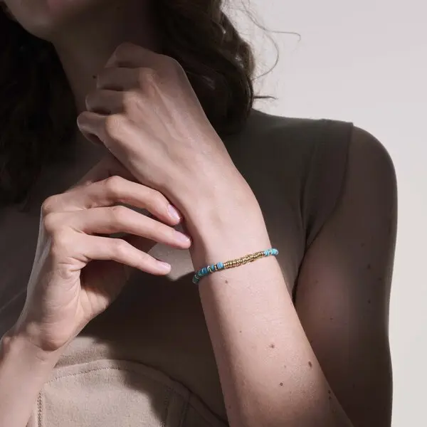 John Hardy Heishi Turquoise And Bracelet
