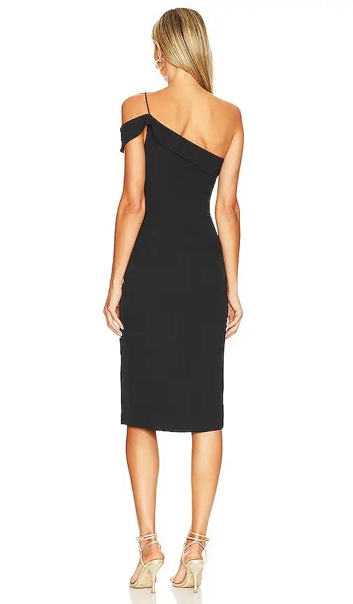 Superdown Jillian Asymmetric Midi Dress