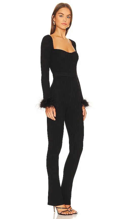 LOVERS AND FRIENDS Evana Feather Jumpsuit