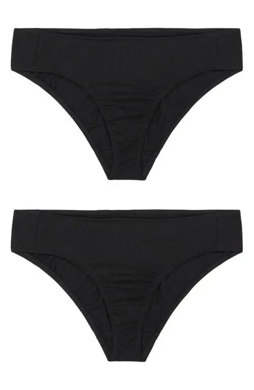KENT 2-pack Organic Cotton Hipster Briefs - Black