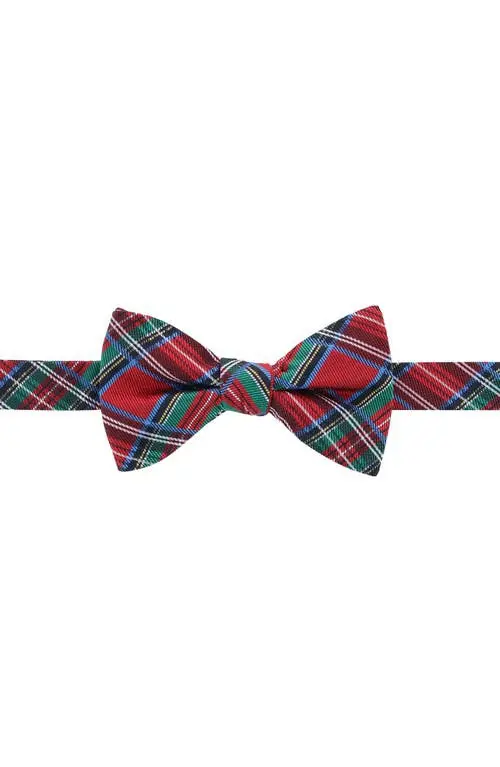 Trafalgar Nicholas Silk Bow Tie - Tartan Plaid