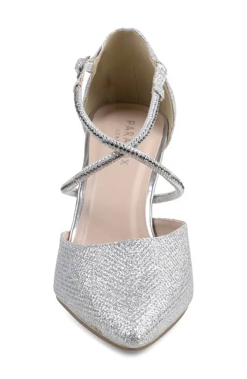 PARADOX LONDON PINK Kennedy Pointed Toe Pump - Silver
