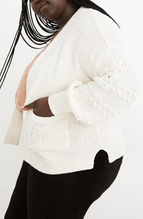 Madewell Bobble Cardigan Sweater
