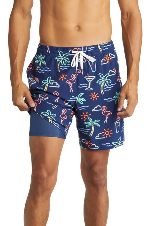 CHUBBIES Classic 7-inch Swim Trunks - The Neon Lights