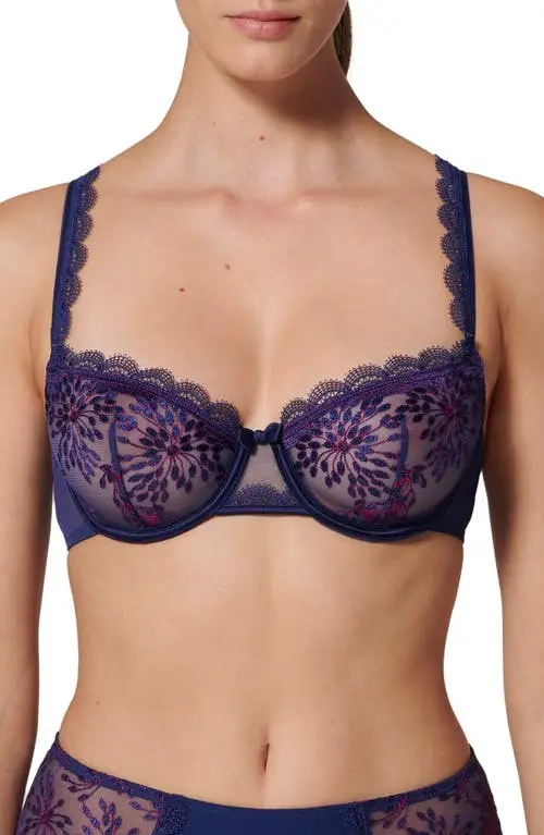 Simone Perele Singuliere Underwire Demi Bra - Midnight