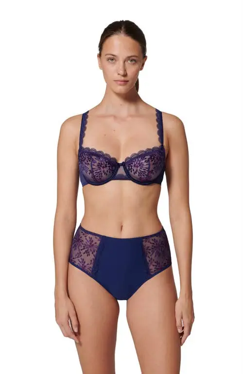 Simone Perele Singuliere Underwire Demi Bra - Midnight