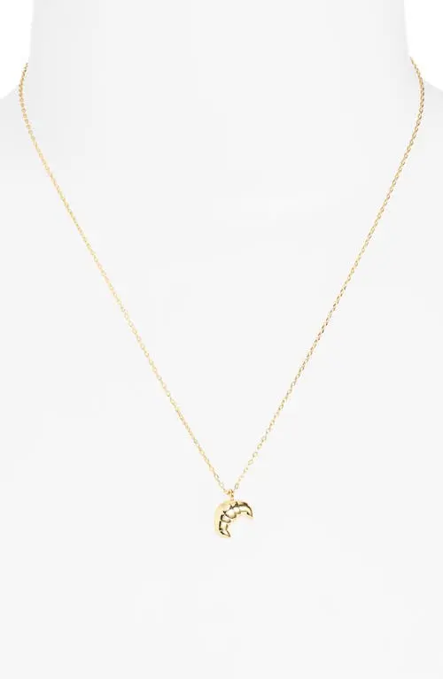 Estée Lauder Croissant Charm Chain Necklace