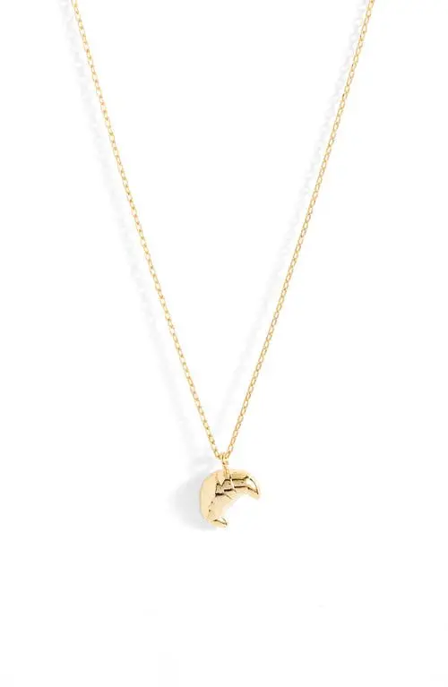 Estée Lauder Croissant Charm Chain Necklace