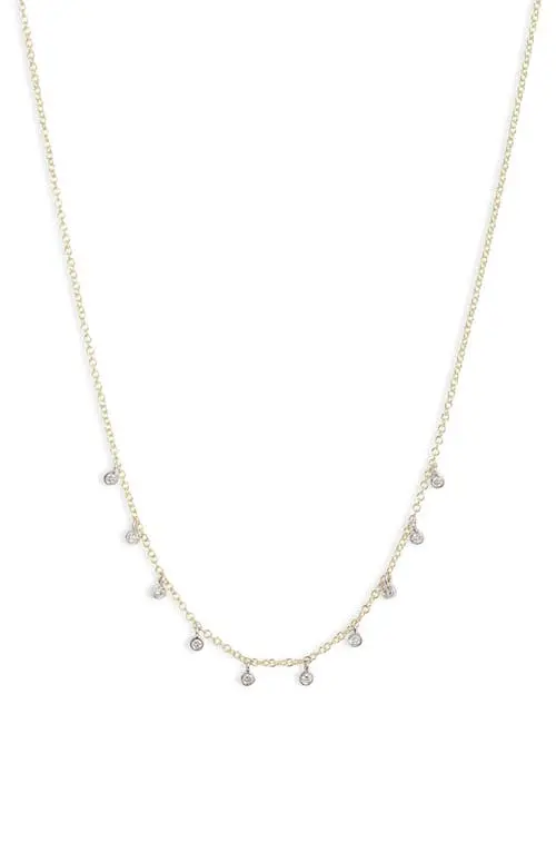 Meira T Diamond Shaker Necklace - Diamond/gold