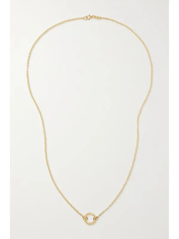 FOUNDRAE Small Open Belcher 18-karat Necklace