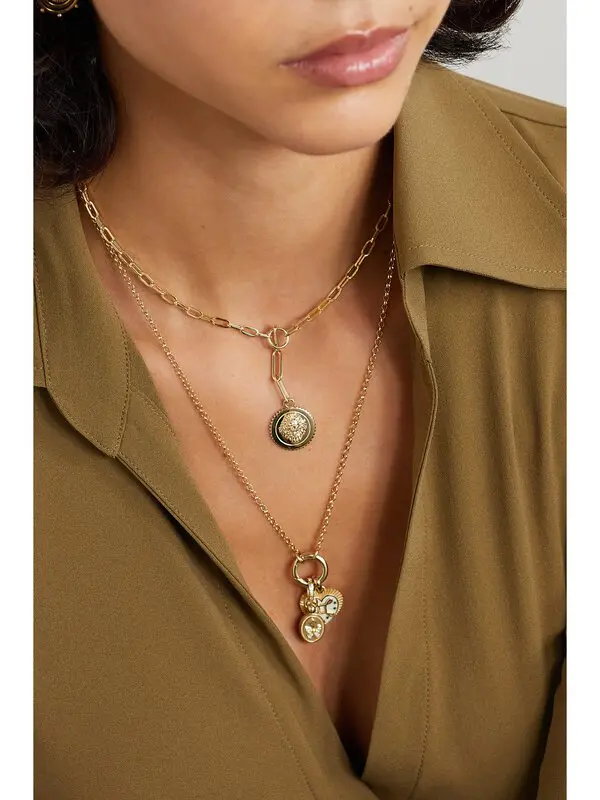 FOUNDRAE Small Open Belcher 18-karat Necklace