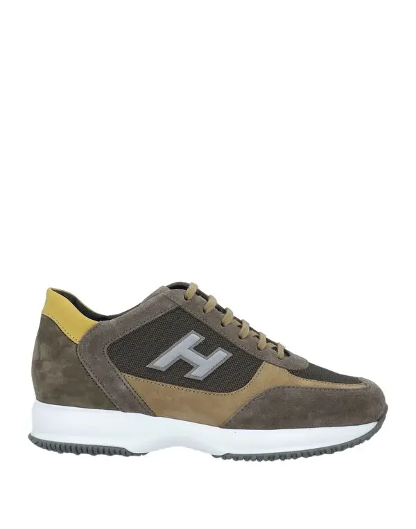 Hogan Sneakers Size Soft Leather, Textile Fibers