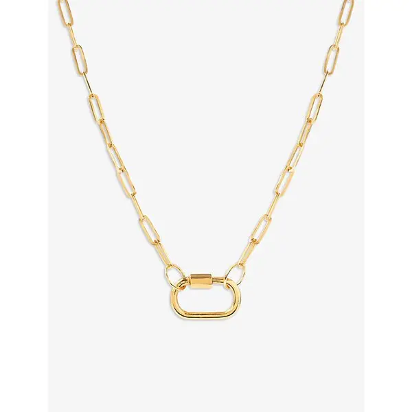 LA MAISON COUTURE Amadeus Daphne Paperclip Necklace - Gold