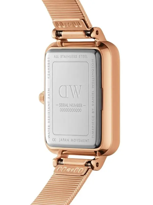 DANIEL WELLINGTON Quadro 20x26 Studio Watch - Black