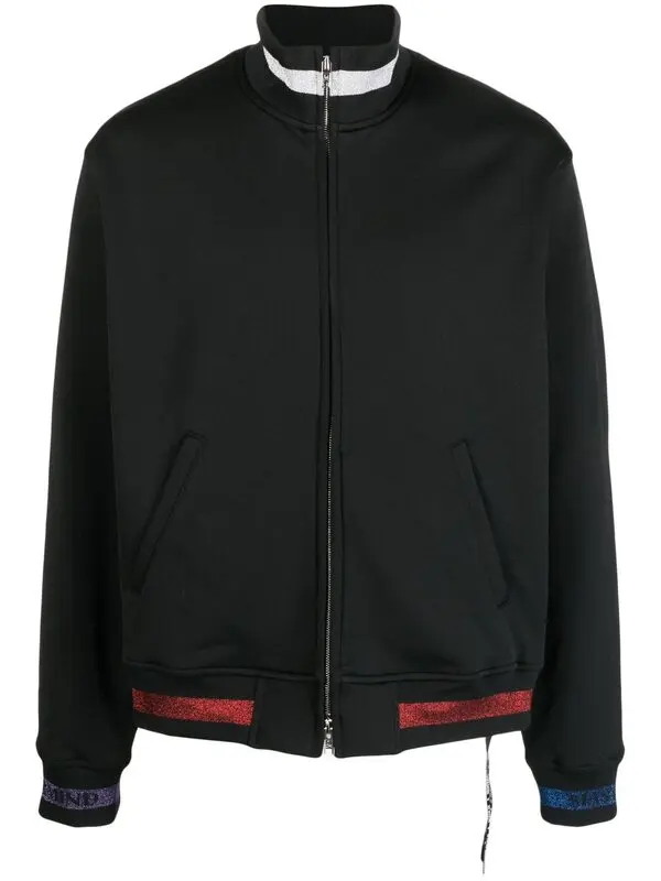 MASTERMIND WORLD Glitter-logo Bomber Jacket - Black