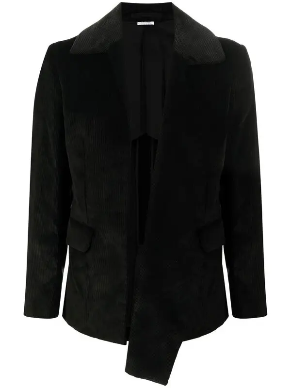 Comme Des Garçons Corduroy Single-breasted Blazer