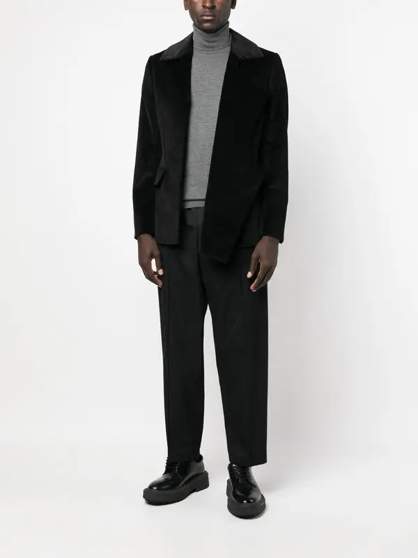 Comme Des Garçons Corduroy Single-breasted Blazer