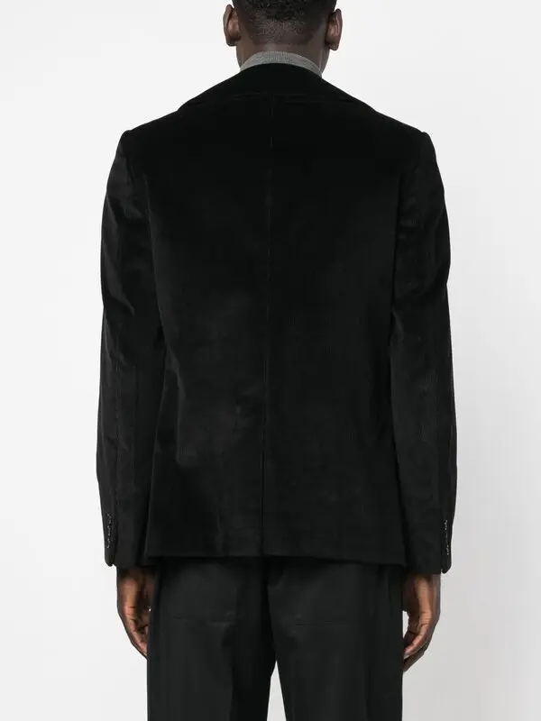 Comme Des Garçons Corduroy Single-breasted Blazer