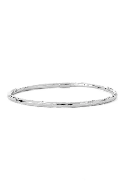 Ippolita Glamazon Hammered Bangle - Sterling Silver