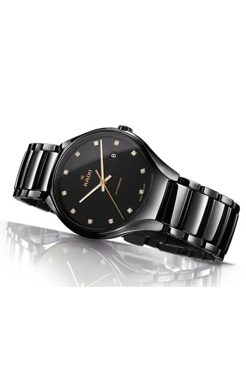 RADO True Automatic Diamond Ceramic Watch